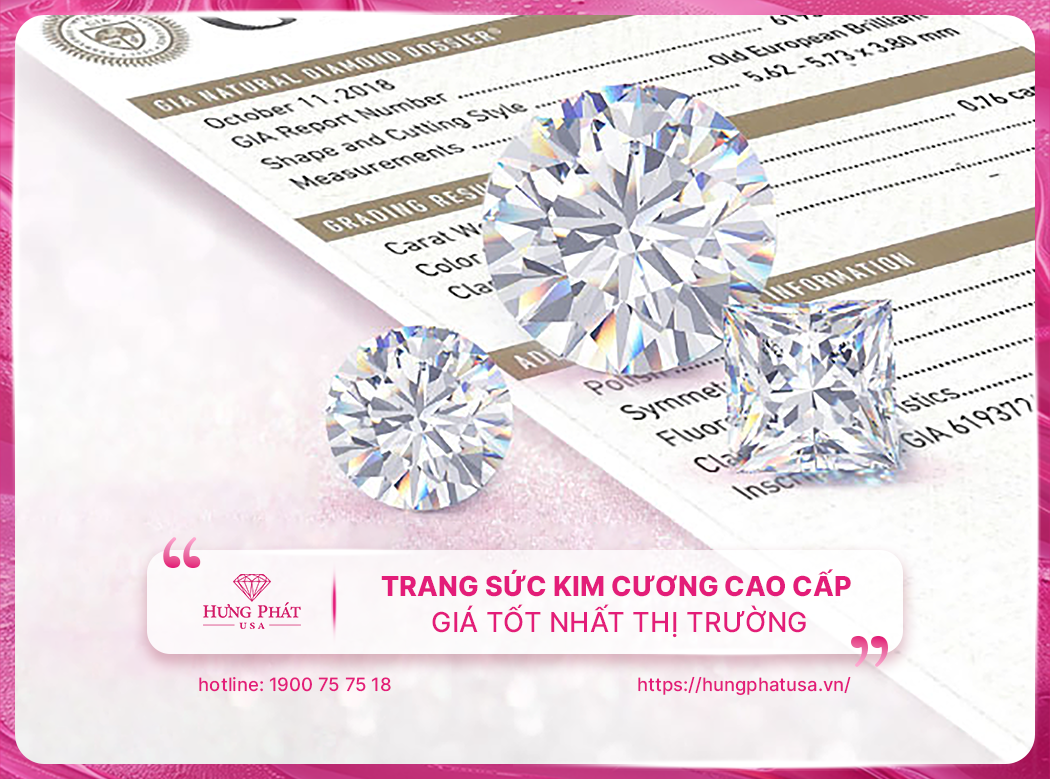 Trang sức kim cương cao cấp, giá tốt nhất thị trường